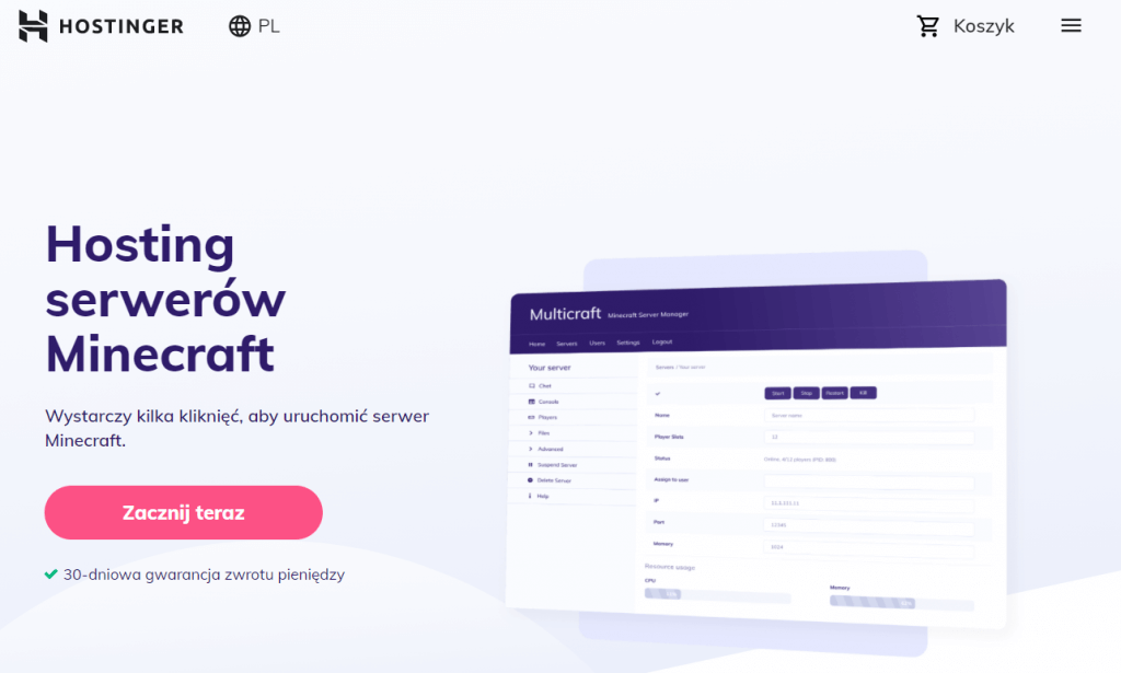 Najlepszy Hosting Minecraft - Zestawienie TOP3 2025 (Sprawdzamy)